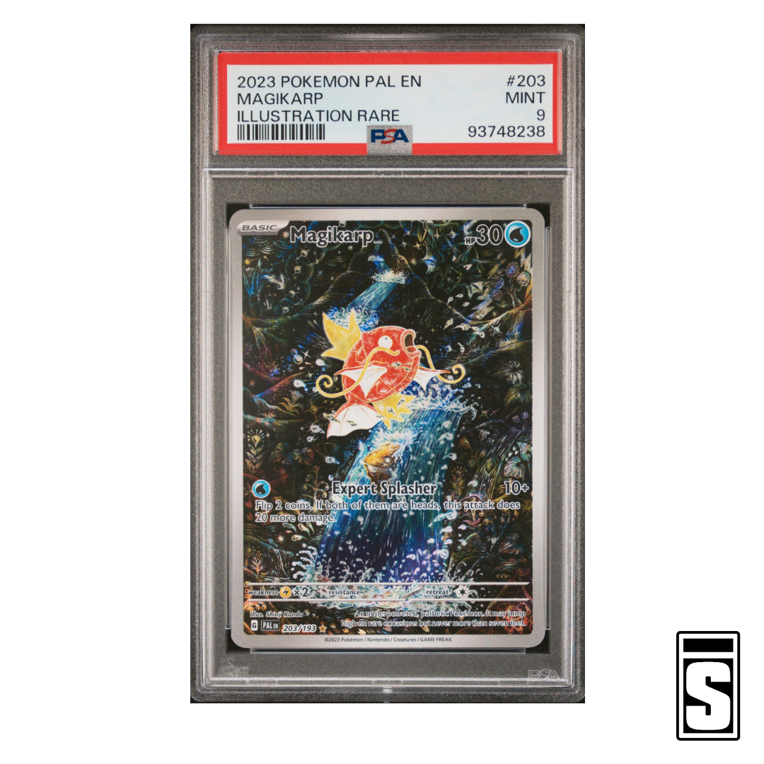 2023 POKEMON PAL EN-Paldea Evolved 203 Magikarp ILLUSTRATION RARE PSA ...