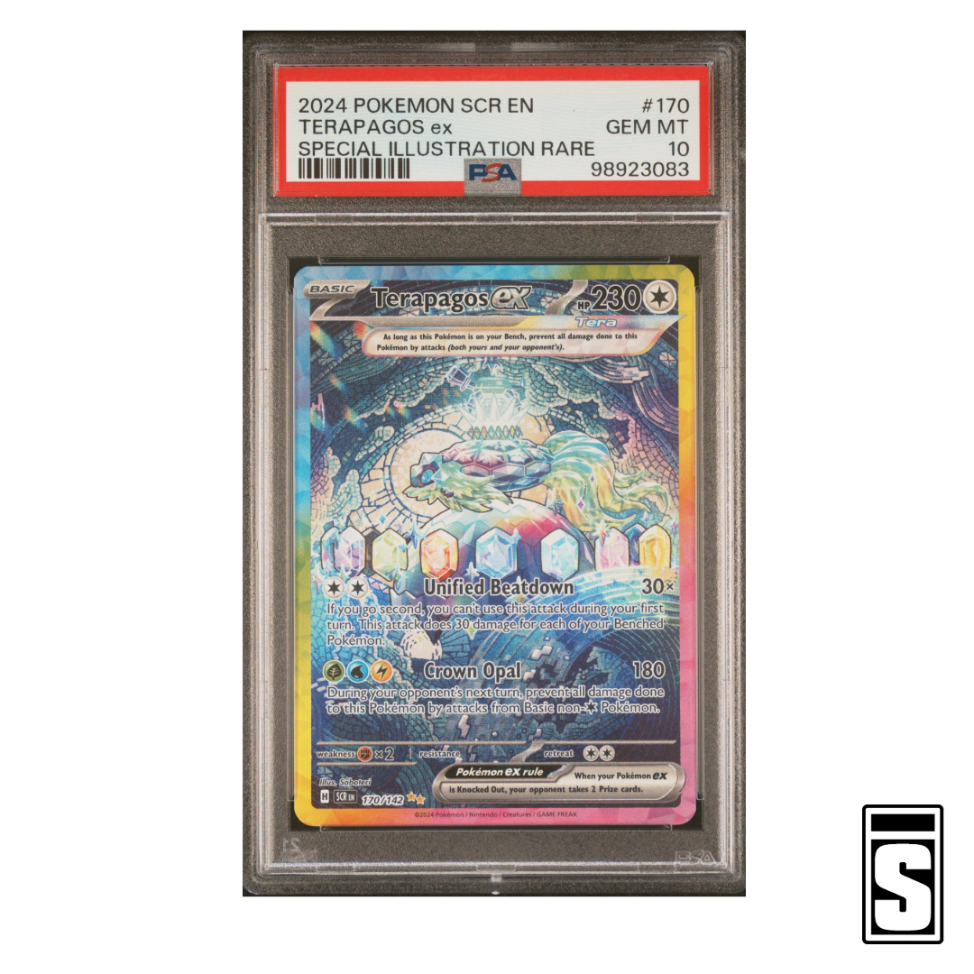 2024 POKEMON SCR EN-STELLAR CROWN 170 TERAPAGOS EX SPECIAL ILLUSTRATION ...